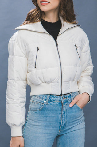 Cropped Puffer Jacket – epicstores